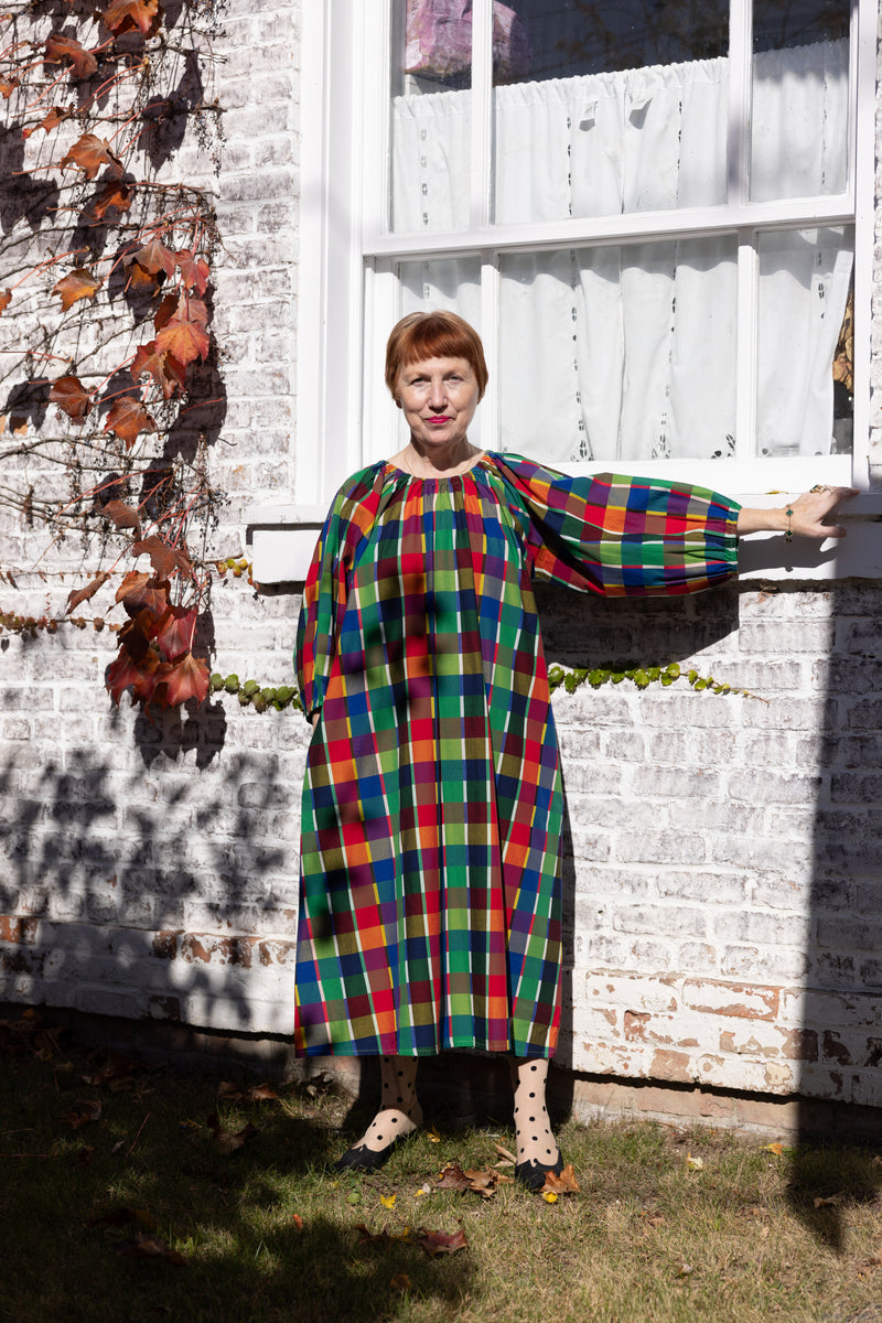 Ballad Dress - Rainbow Grid – Nikki Chasin