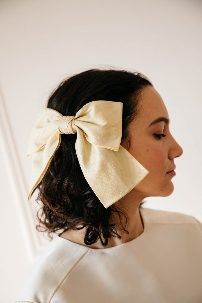 Kitka Hair Bow - Butter – Nikki Chasin