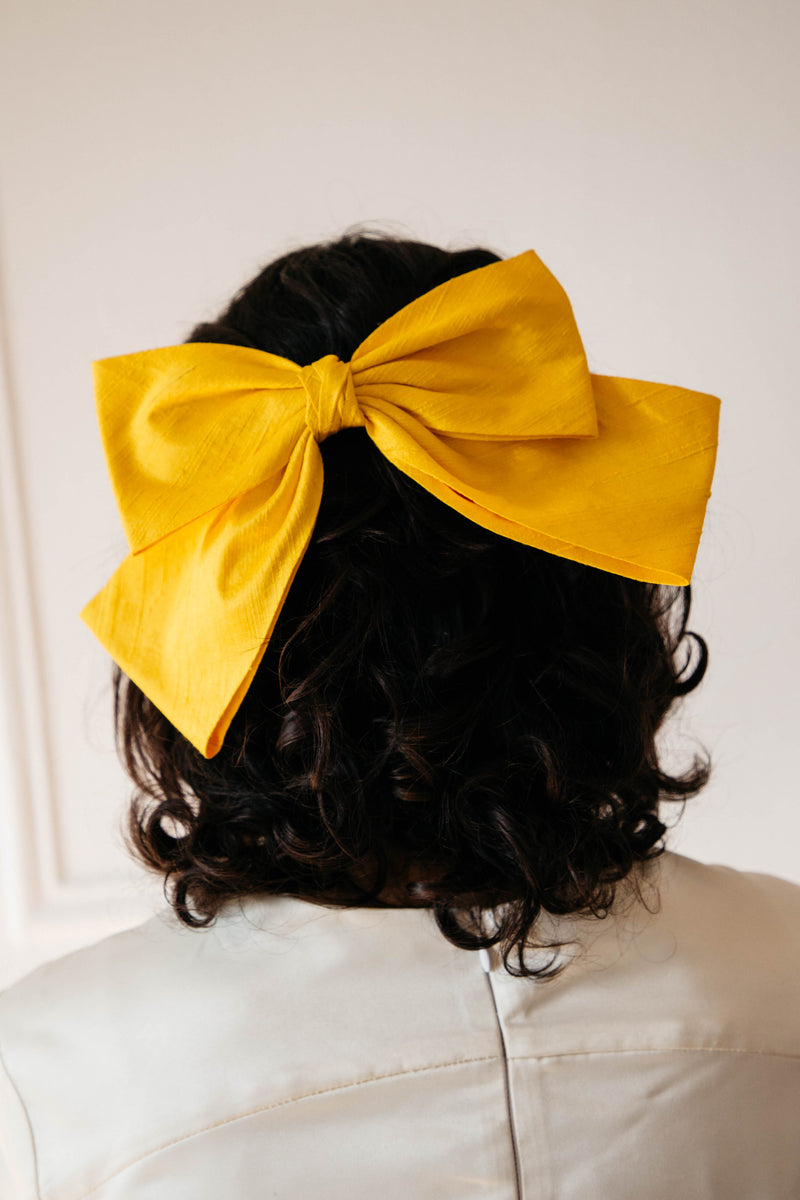 Kitka Hair Bow - Marigold – Nikki Chasin