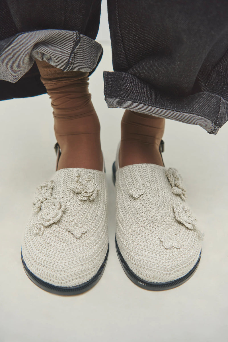 Crochet Mule - Natural – Nikki Chasin